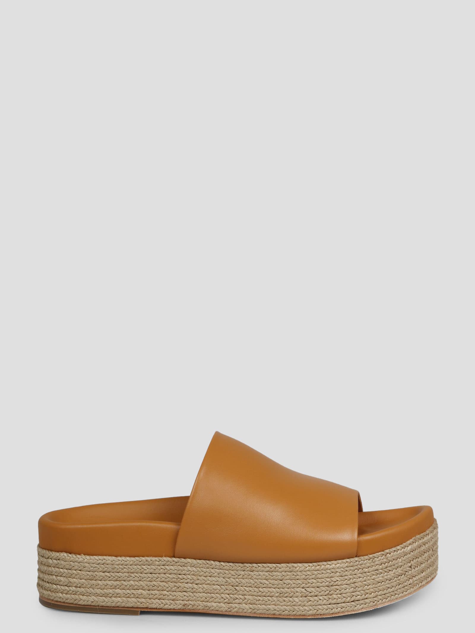 Paloma Barceló Merve Plat Sandals In Yellow & Orange | ModeSens