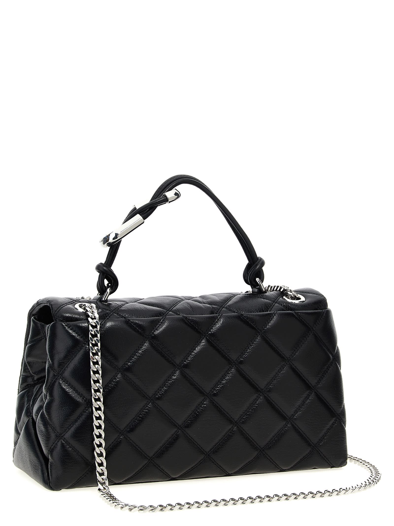 Marc Jacobs The Quilted Dual Convertible Shoulder Bag In Black | ModeSens