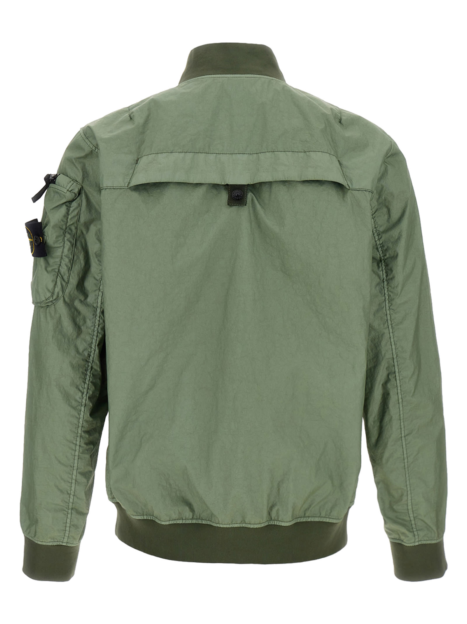 Stone Island Membrana 3l Tc Bomber Jacket In Green | ModeSens
