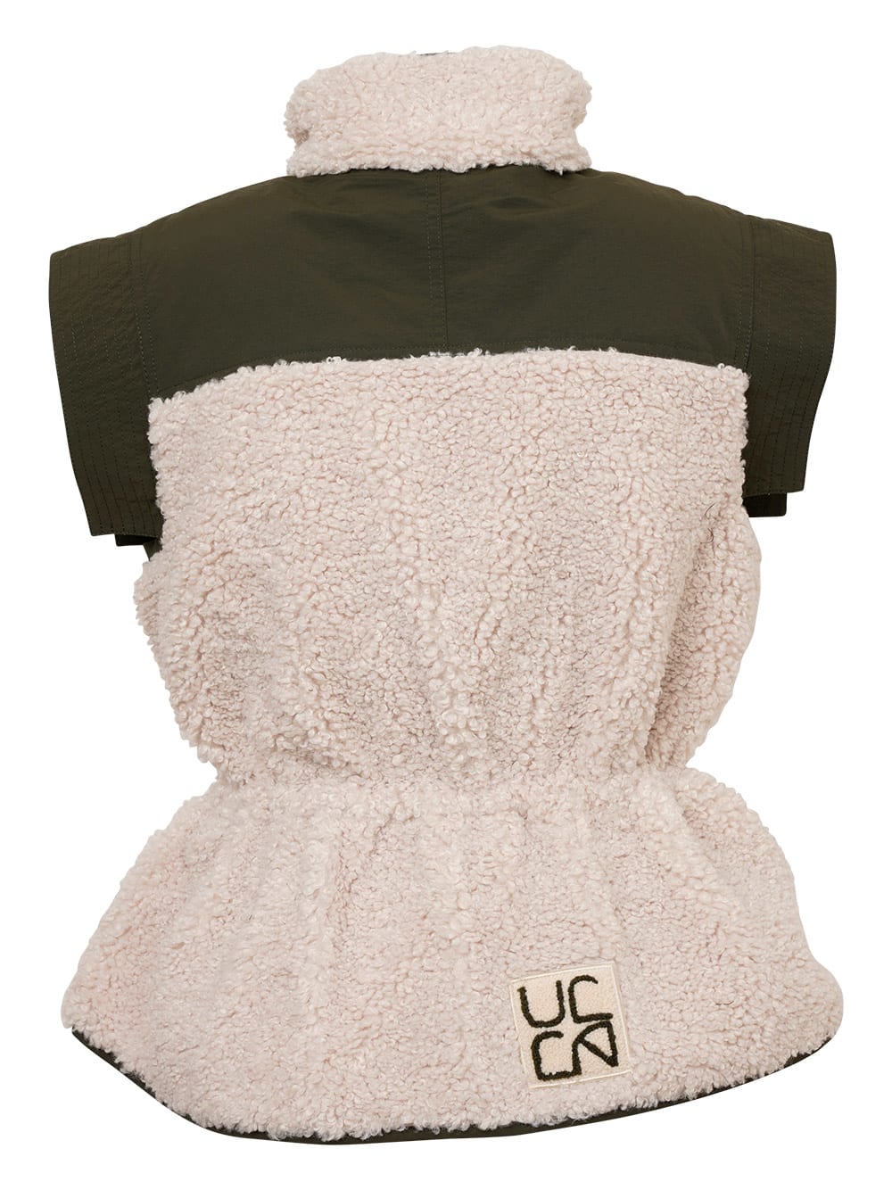 Ulla Johnson Tariet Teddy Fleece Vest In Olivearmy Modesens