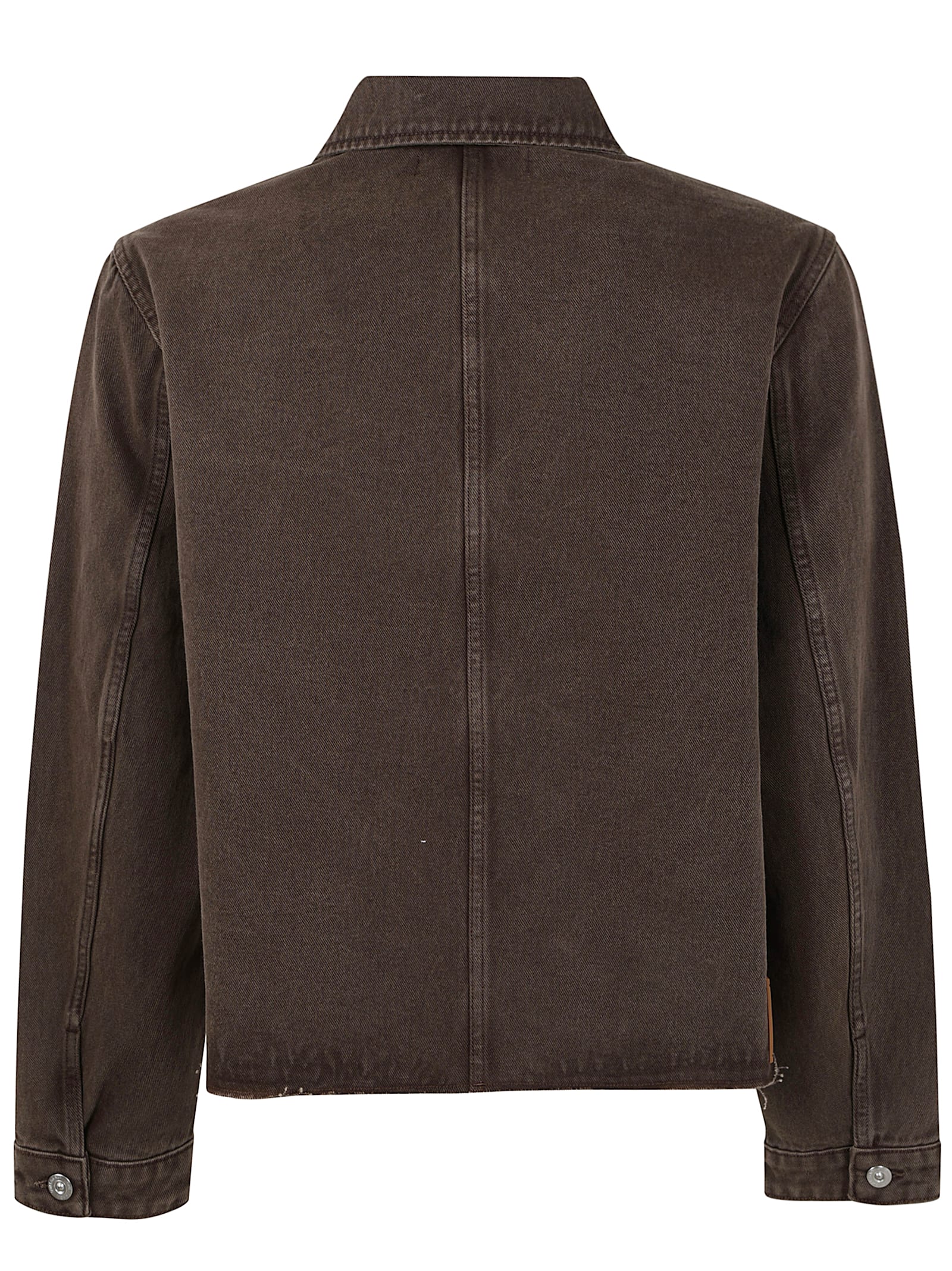 Our Legacy Mens Denim Cut Rebirth Jacket In Choco Overdye | ModeSens