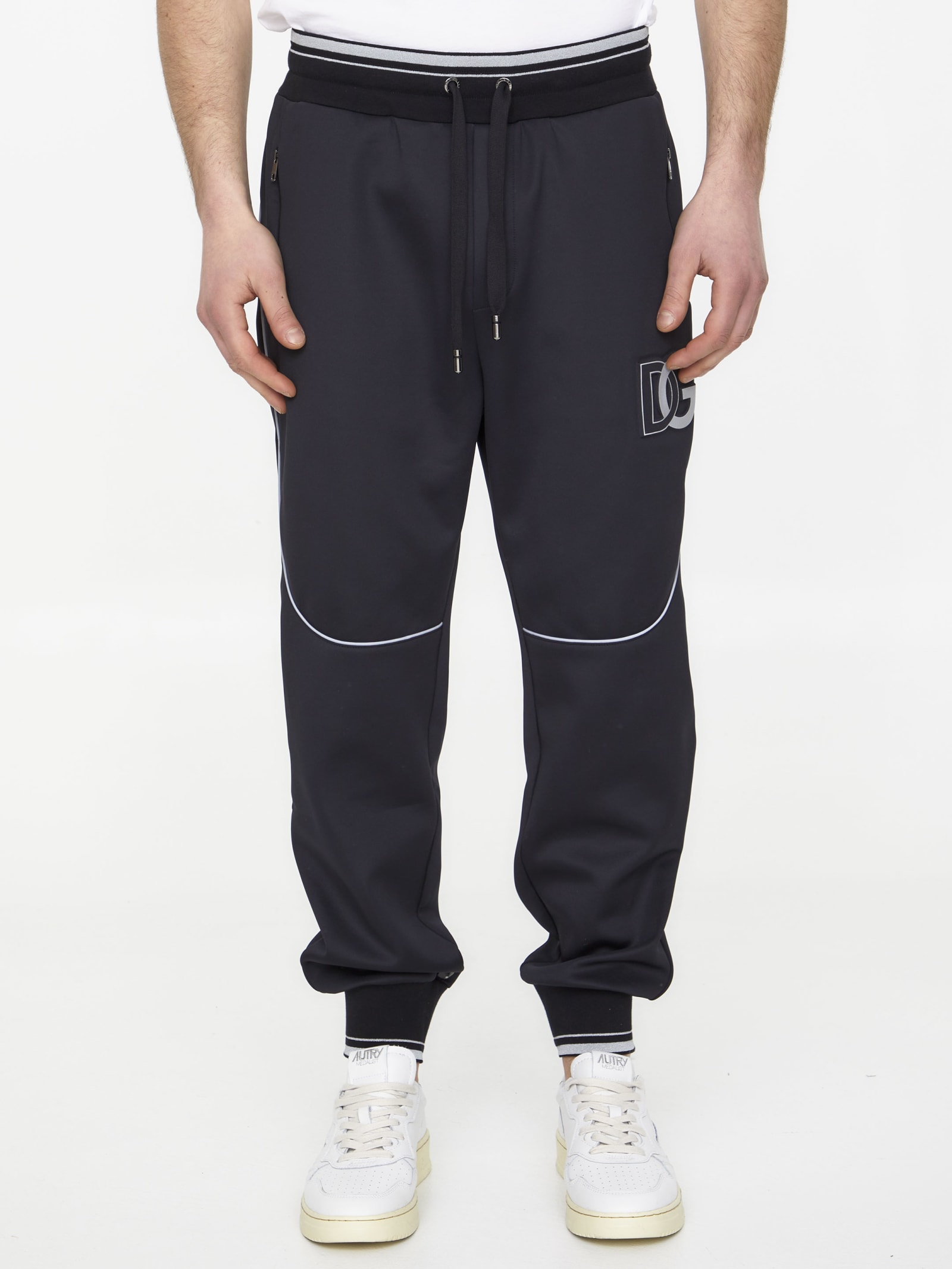 Dolce & Gabbana Dg Logo Track Pants In Black | ModeSens