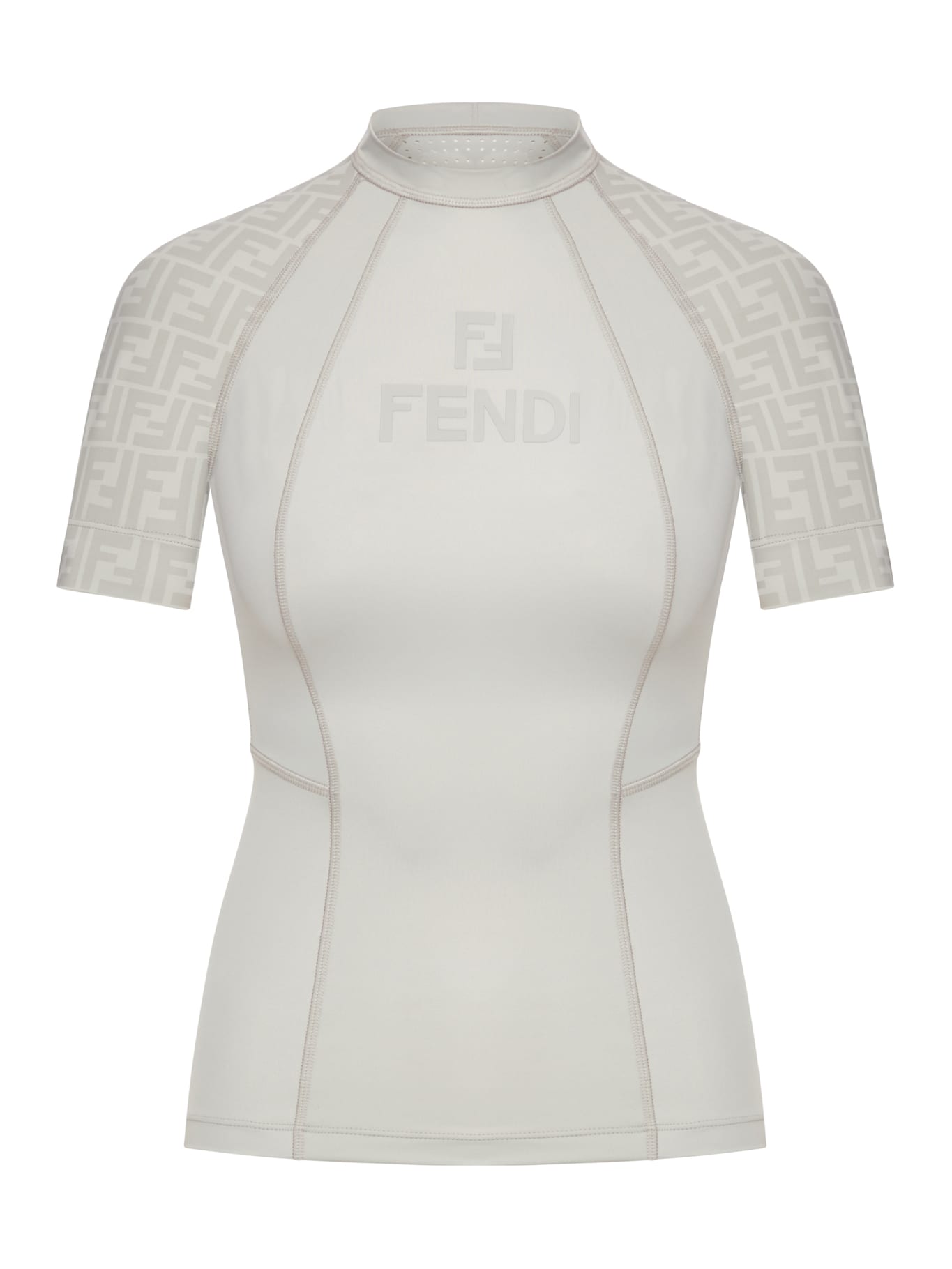 Fendi T-shirt Rama Fit Lycra In Ihh Pete | ModeSens
