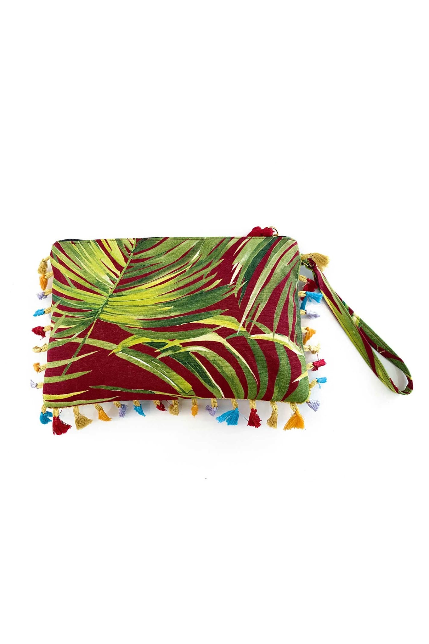 Miss Bikini Fancy Clutch Bag In Bordeaux Jungle | ModeSens