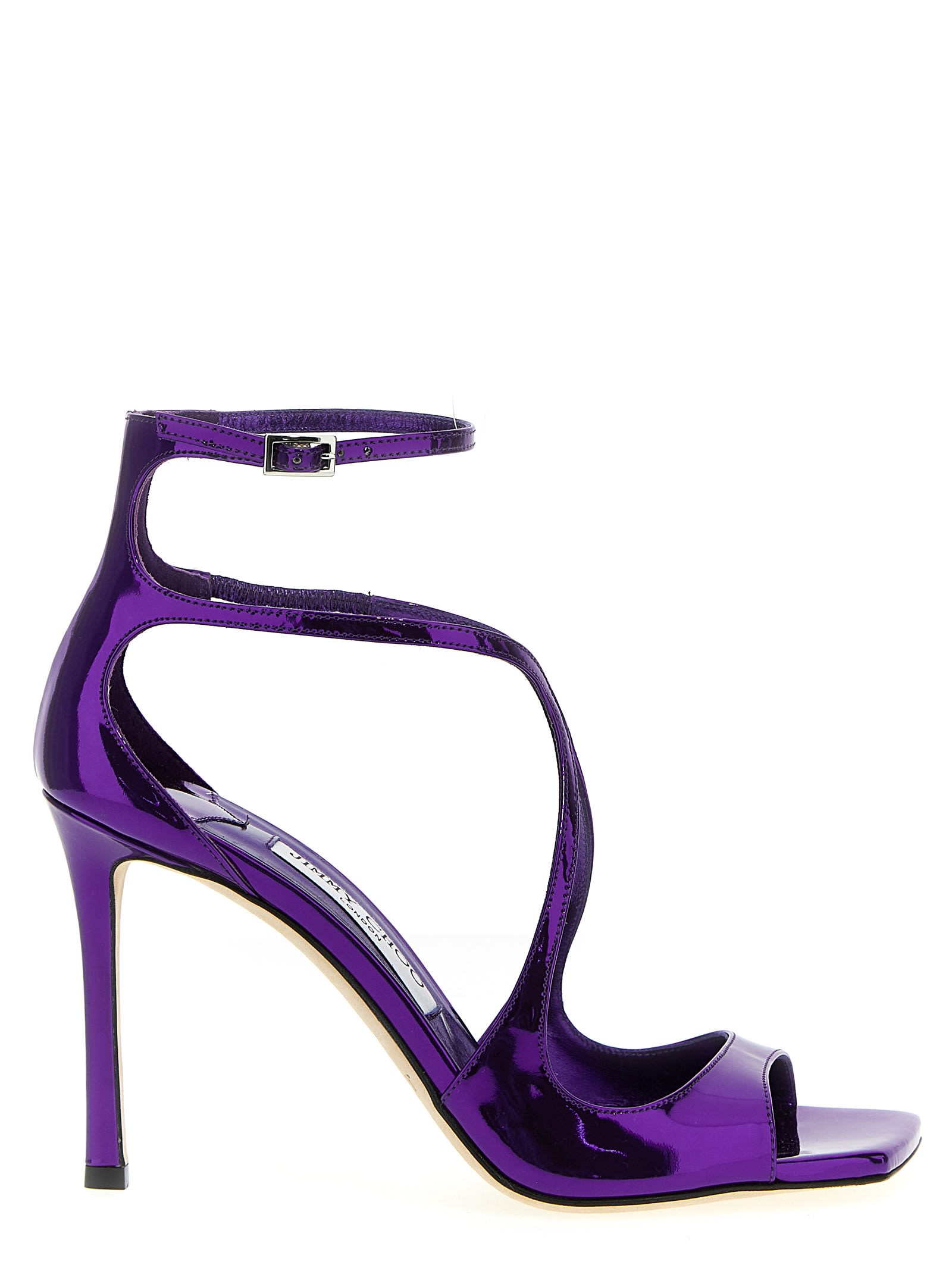 Jimmy Choo Azia 95 Sandals In Purple | ModeSens