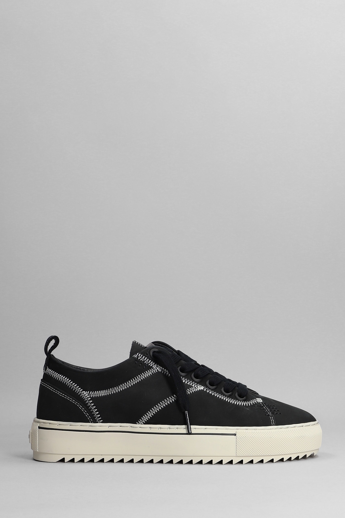 Represent Alpha Low Sneakers In Black Nubuck | ModeSens