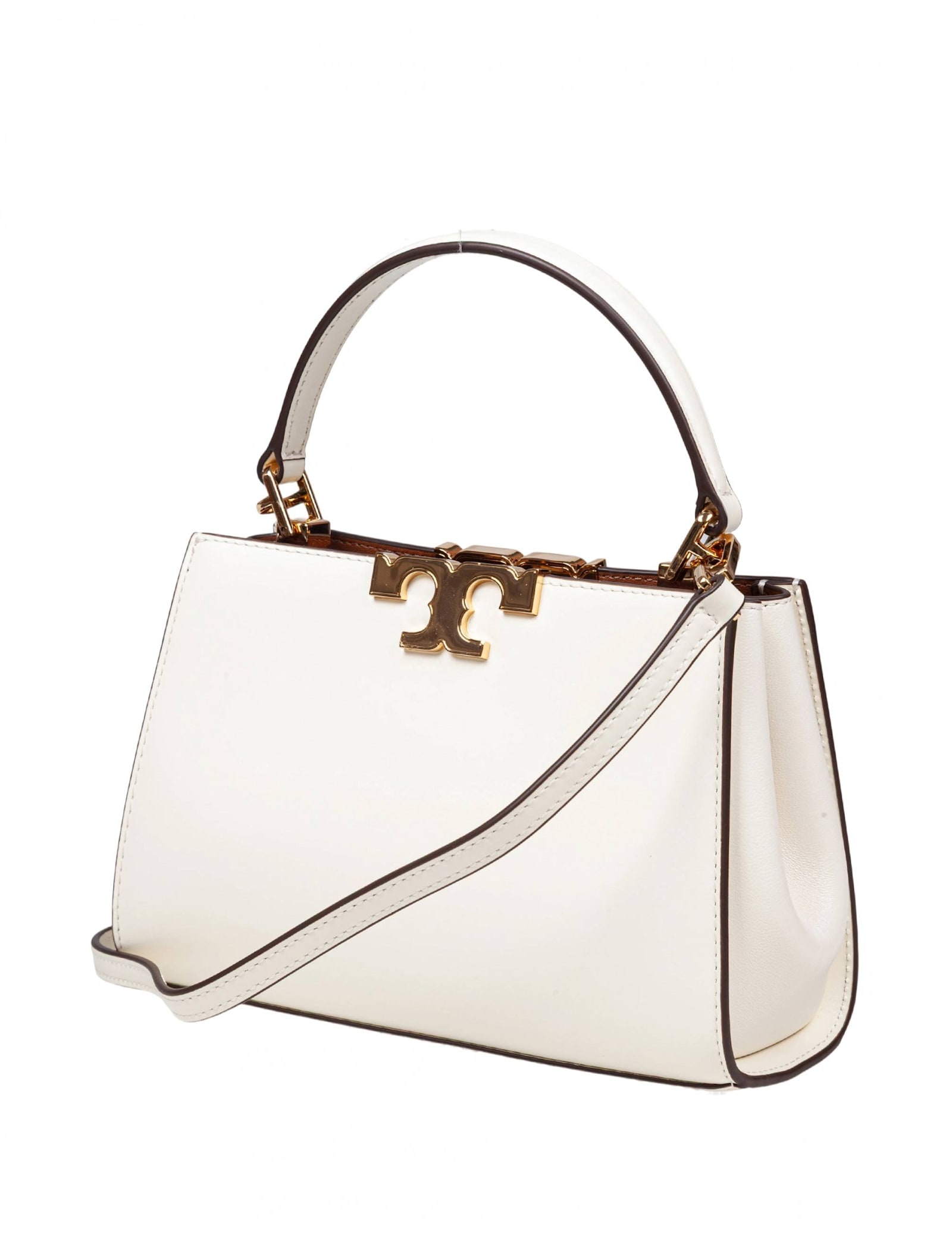 Tory Burch Mini Eleanor Leather Bag Milk White Color | ModeSens