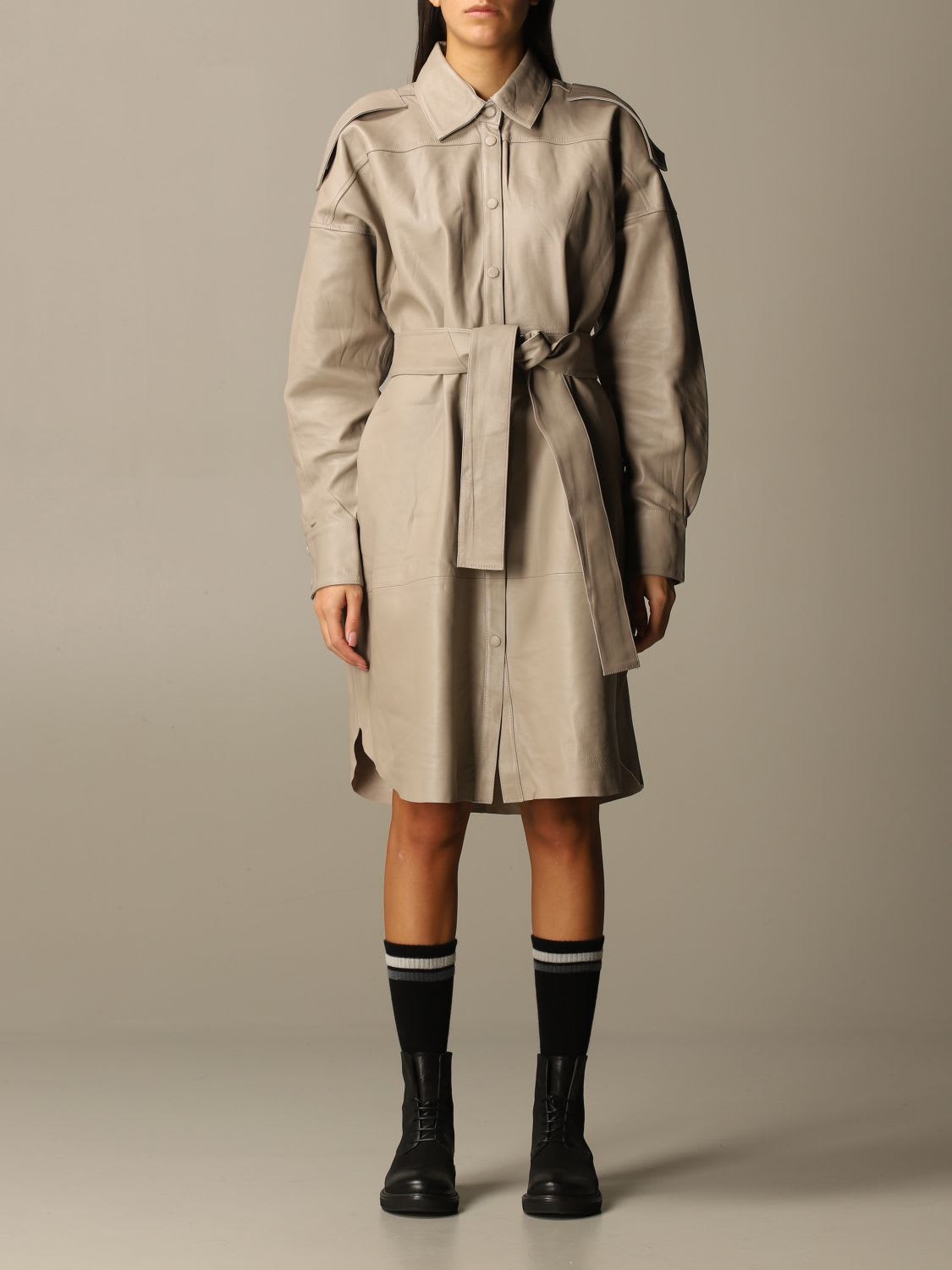 Remain Birger Christensen Remain Dress Dress Women Remain In Beige ...