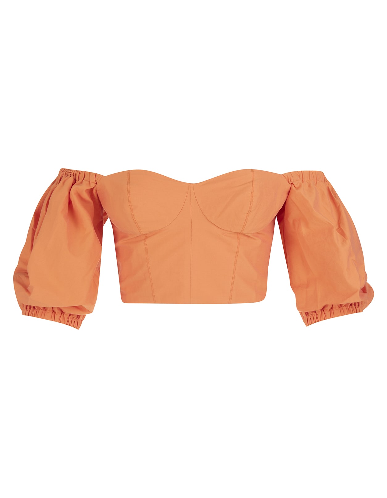 Amotea Woman Orange Francis Bustier Top | ModeSens